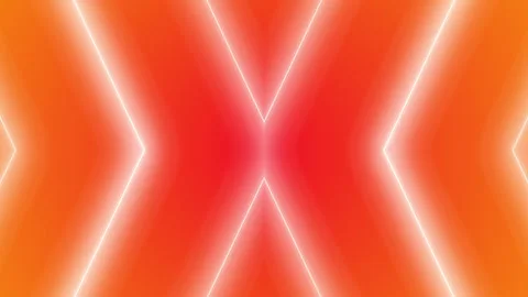 Background of orange neon geometric shap... | Stock Video | Pond5