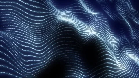 Background Video 4K. Moving Waves. Glowi... | Stock Video | Pond5