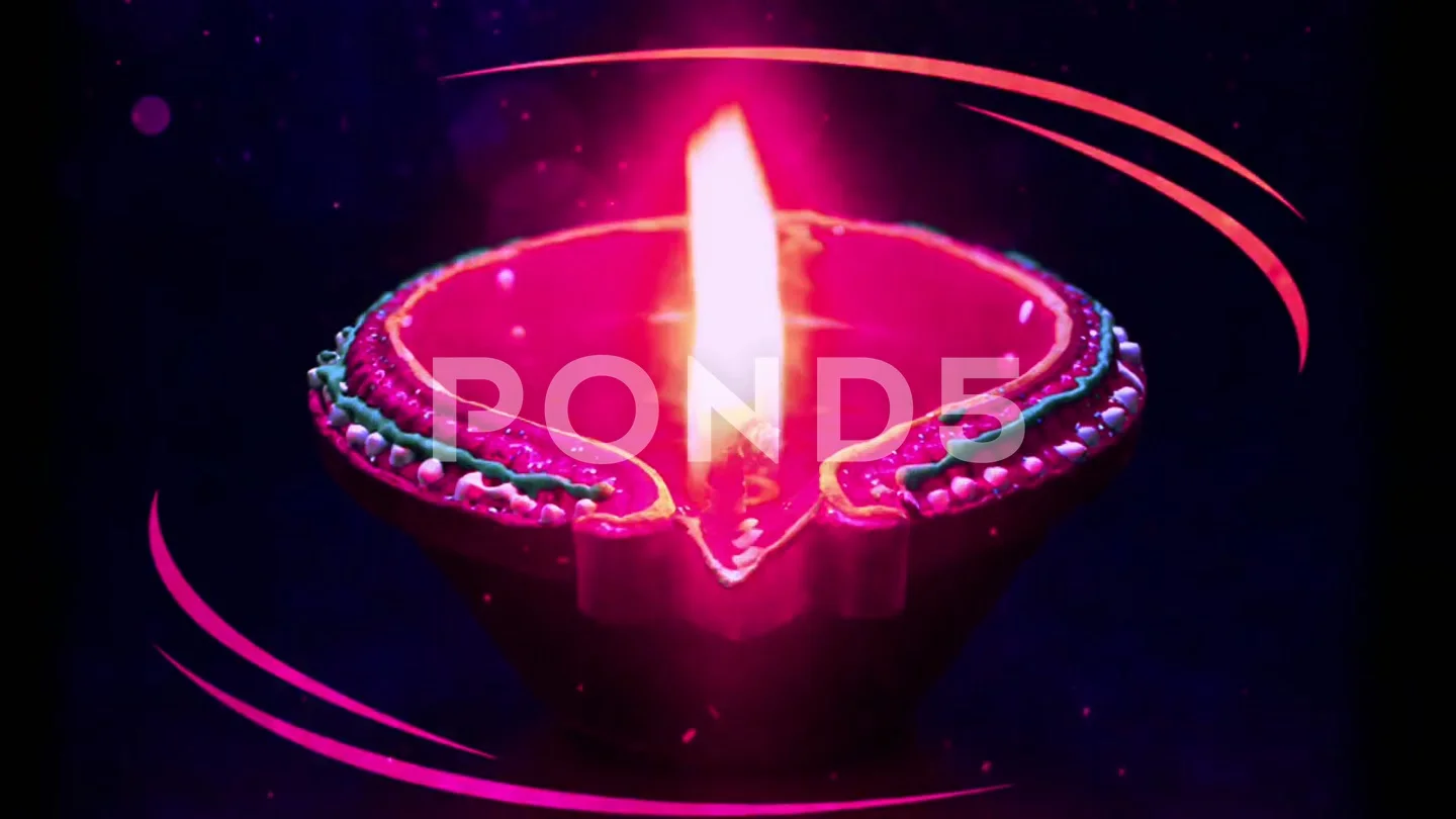 Diwali Single Diya Wallpaper