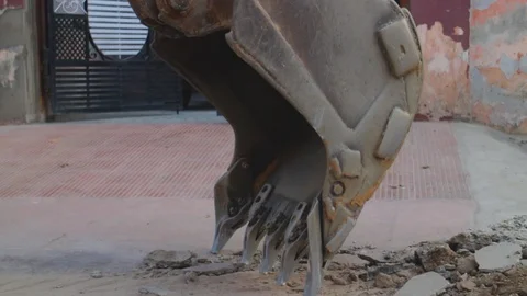 Backhoe Loaders / Bulldozer digging up t... | Stock Video | Pond5