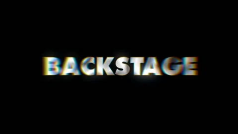 Backstage - text animation typeface slog... | Stock Video | Pond5