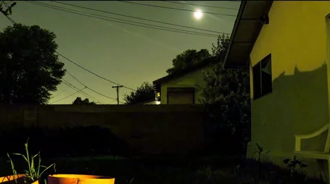 Backyard Night Stock Video Footage | Royalty Free Backyard Night Videos ...