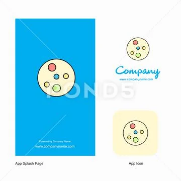 Bacteria plate Company Logo App Icon and Splash Page Design. Creative ...