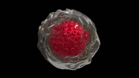 Bacteria, virus in ice. Microbes preserv... | Stock Video | Pond5