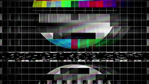 Bad color tv loop | Stock Video | Pond5