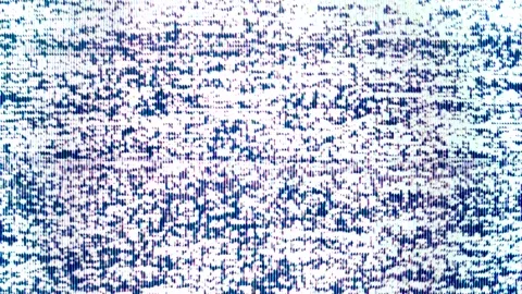 Bad Tv reception video signal breakdown,... | Stock Video | Pond5