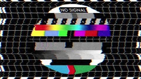 Bad TV Screen I - Static No Signal Noise... | Stock Video | Pond5