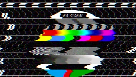 Bad TV Screen - No Signal Message - Nois... | Stock Video | Pond5