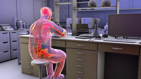 Bad Posture Stock Video Footage | Royalty Free Bad Posture Videos | Pond5