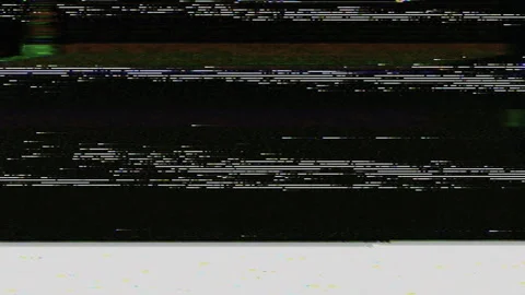 Badly Damaged VHS Tape 4K Video Overlay ... | Stock Video | Pond5
