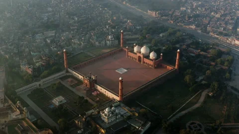 Badshahi Mosque Stock Video Footage | Royalty Free Badshahi Mosque ...