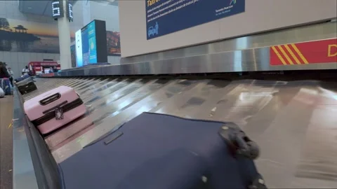 The baggage reclaim Hall at Toronto Pear... | Stock Video | Pond5