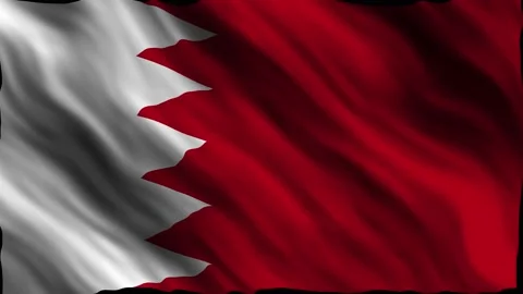 Bahrain BH National Flag Realistic Anima... | Stock Video | Pond5