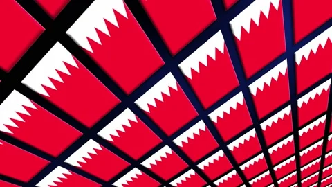 Bahrain Flag Animated Background 3d Anim... | Stock Video | Pond5