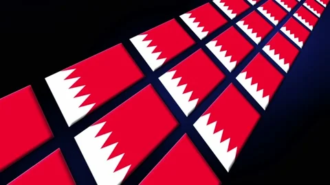 Bahrain Flag Animated Background 3d Anim... | Stock Video | Pond5