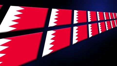 Bahrain Flag Animated Background 3d Anim... | Stock Video | Pond5