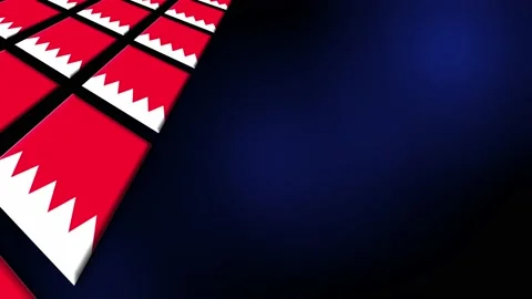 Bahrain Flag Animated Background 3d Anim... | Stock Video | Pond5