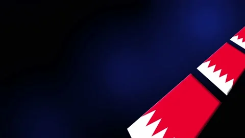 Bahrain Flag Animated Background 3d Anim... | Stock Video | Pond5