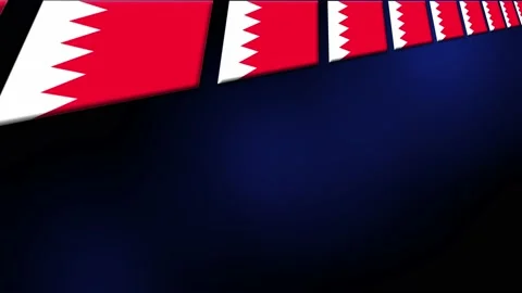 Bahrain Flag Animated Background 3d Anim... | Stock Video | Pond5