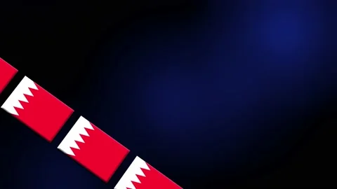 Bahrain Flag Animated Background 3d Anim... | Stock Video | Pond5