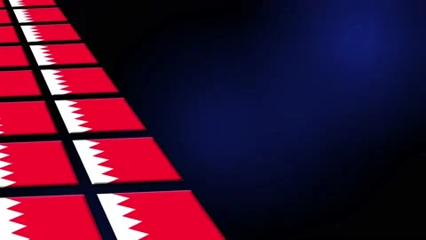 Bahrain Flag Animated Background 3d Anim... | Stock Video | Pond5