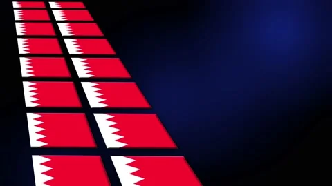 Bahrain Flag Animated Background 3d Anim... | Stock Video | Pond5