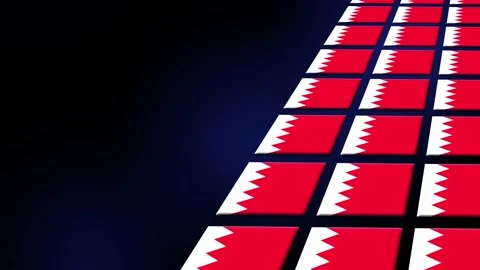 Bahrain Flag Animated Background 3d Anim... | Stock Video | Pond5
