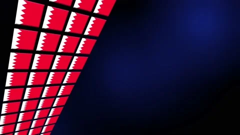 Bahrain Flag Animated Background 3d Anim... | Stock Video | Pond5