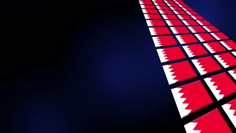 Bahrain Flag Animated Background 3d Anim... | Stock Video | Pond5