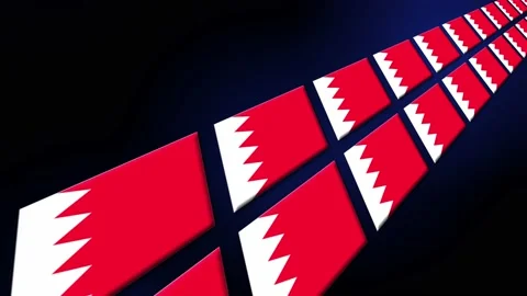 Bahrain Flag Animated Background 3d Anim... | Stock Video | Pond5