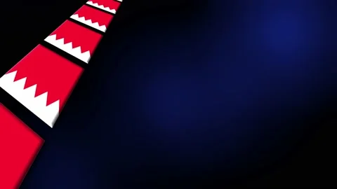 Bahrain Flag Animated Background 3d Anim... | Stock Video | Pond5