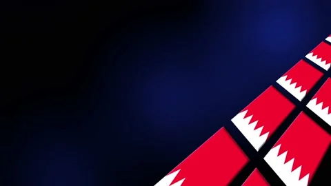 Bahrain Flag Animated Background 3d Anim... | Stock Video | Pond5