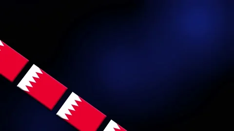 Bahrain Flag Animated Background 3d Anim... | Stock Video | Pond5