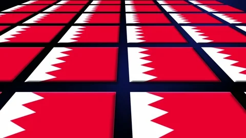 Bahrain Flag Animated Background 3d Anim... | Stock Video | Pond5