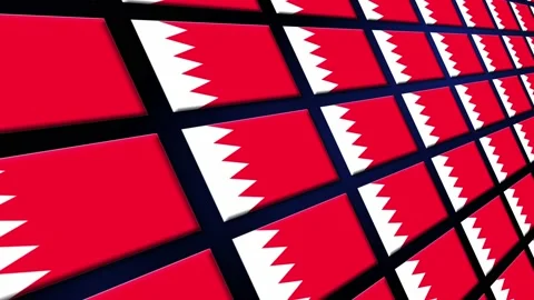 Bahrain Flag Animated Background 3d Anim... | Stock Video | Pond5