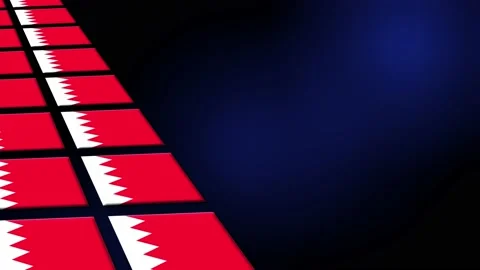 Bahrain Flag Animated Background 3d Anim... | Stock Video | Pond5