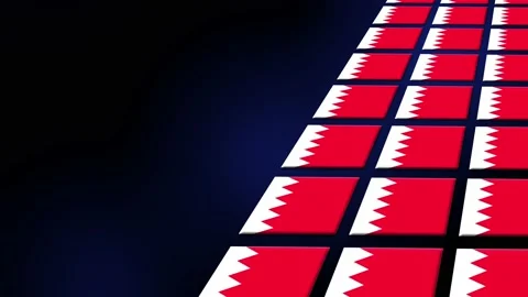 Bahrain Flag Animated Background 3d Anim... | Stock Video | Pond5