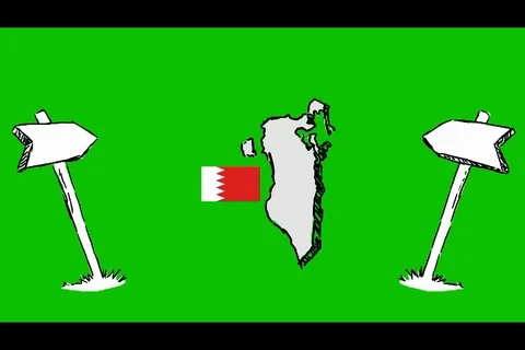 Bahrain - Hand-Drawn Animation - board p... | Stock Video | Pond5