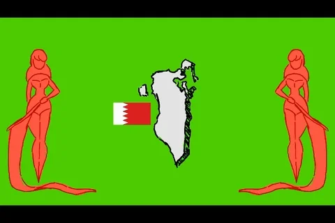 Bahrain - Hand-Drawn Animation - women f... | Stock Video | Pond5