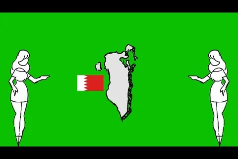 Bahrain - Hand-Drawn Animation - women p... | Stock Video | Pond5