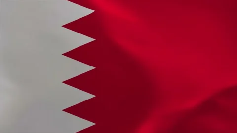 Bahrain Waving Flag 4K Moving Wallpaper ... | Stock Video | Pond5