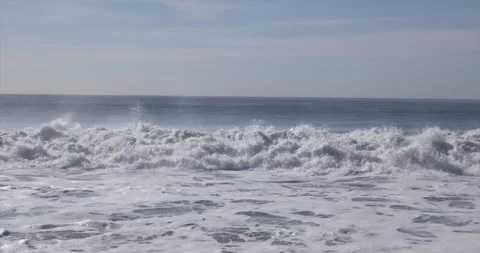 Baja Mexico Locked Off Static Ocean Wave... | Stock Video | Pond5