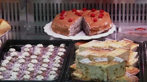 Cake Case Bakery Stock Videos – Royalty-Free HD & 4K Videos