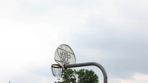 Ball Missing Basketball Hoop Stock Footage ~ Royalty Free Stock Videos ...