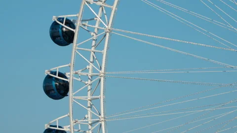 Ball-shaped Rotating Sokcho Eye Cabins C... | Stock Video | Pond5