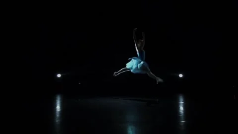 Ballerina Jump Stock Footage ~ Royalty Free Stock Videos | Pond5