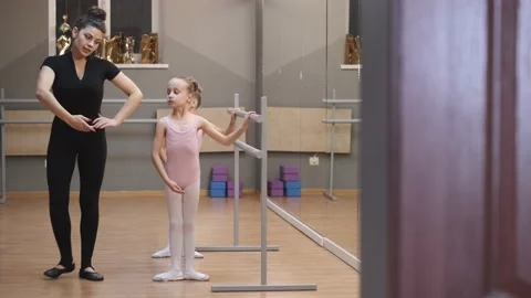 Ballet teacher professional ballerina he... | Stock Video | Pond5