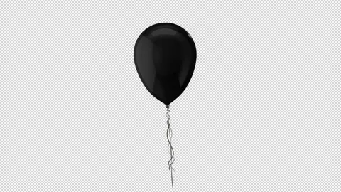 Balloon 3D Rotation Animation Alpha Back... | Stock Video | Pond5