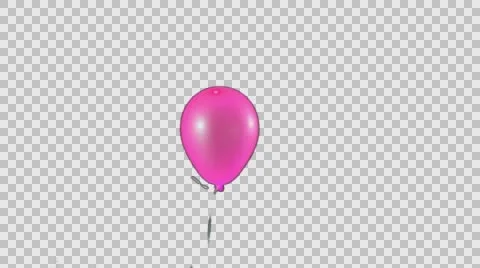 Balloon PNG alpha element helium 2 | Stock Video | Pond5