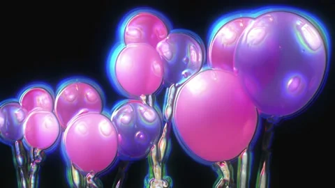 balloons animation looping | Stock Video | Pond5